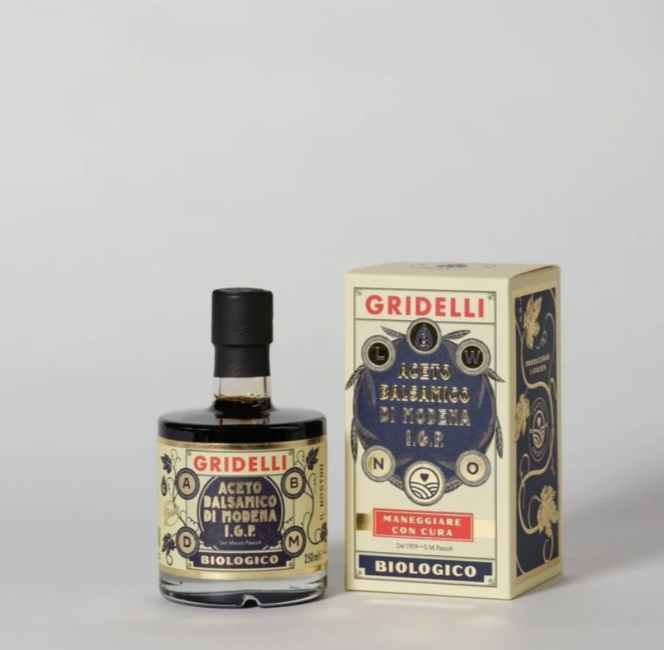 Øko Sort Balsamico lavet af solmodne røde druer fra området Emilia ...